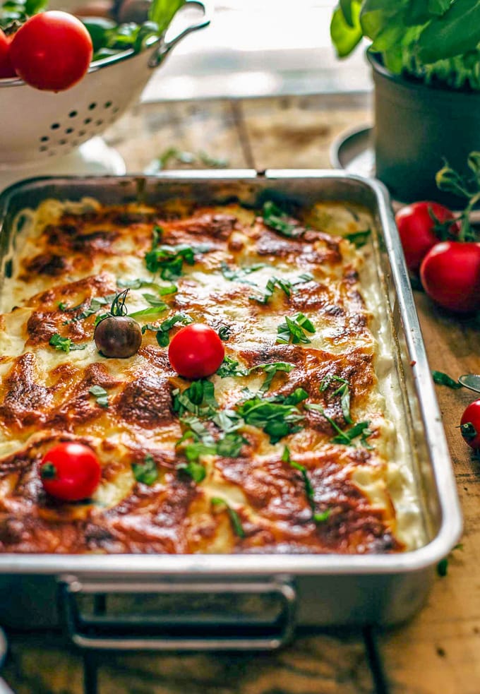 🏅 Lasagna di pollo bianco cremoso (Lasagna di pollo caprese)