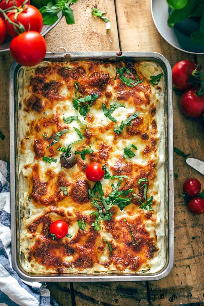 🏅 Lasagna di pollo bianco cremoso (Lasagna di pollo caprese)