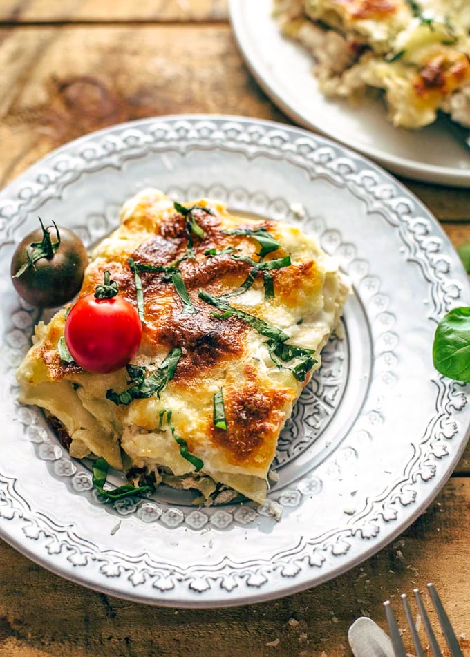 🏅 Lasagna di pollo bianco cremoso (Lasagna di pollo caprese)