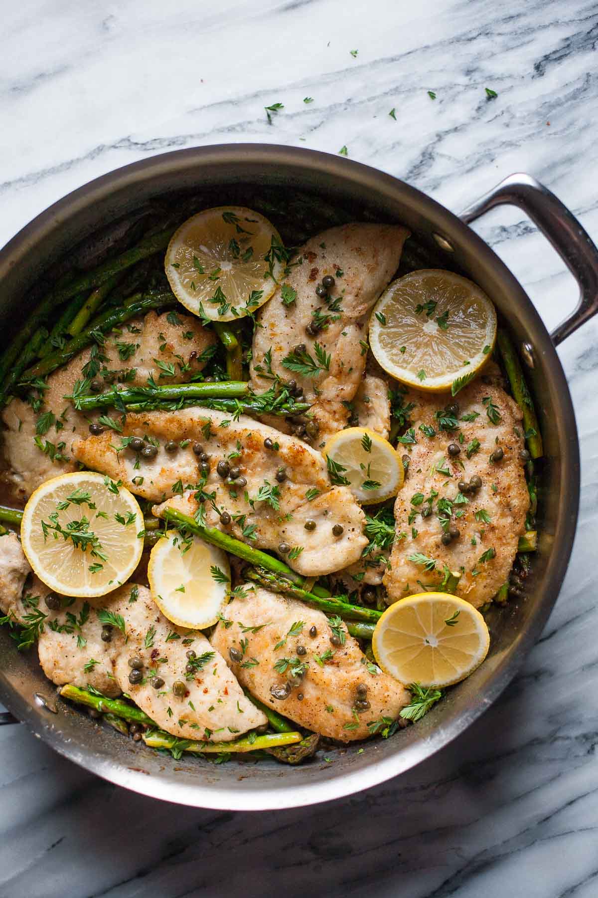 🏅 Paleo Piccata Di Pollo Con Asparagi