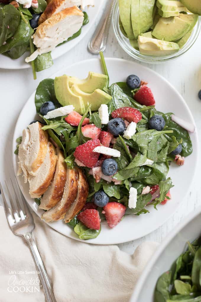 🏅 salada de morango