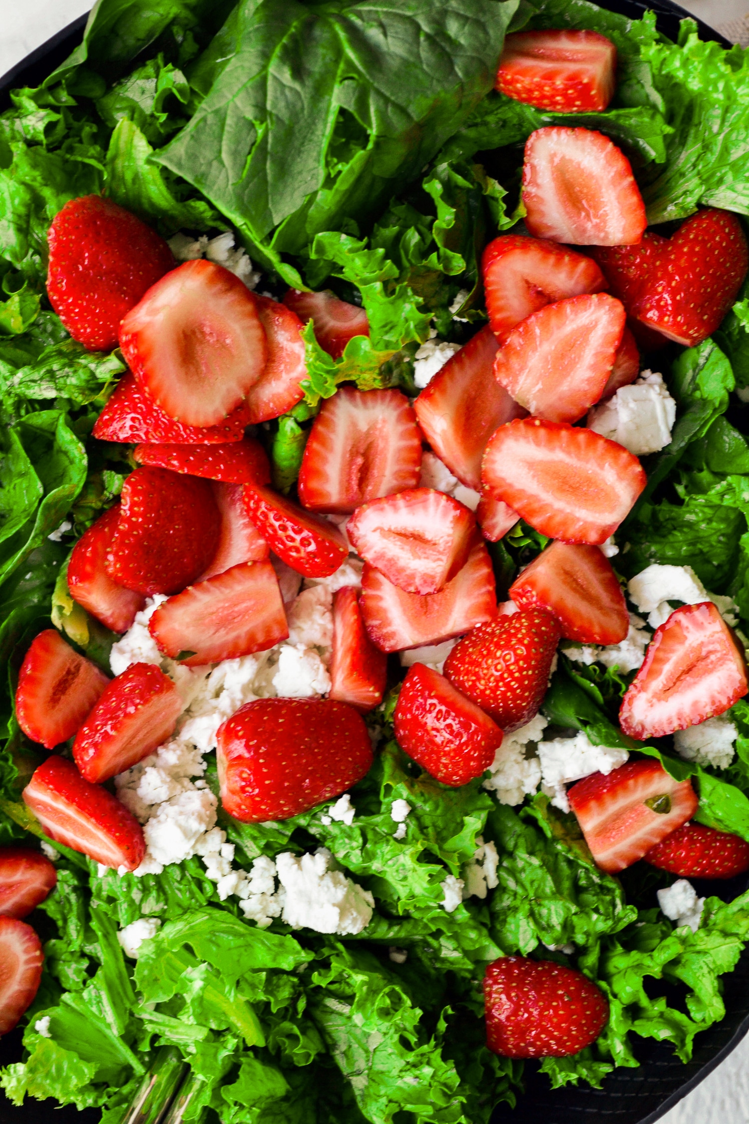 🏅 Receita de salada de morango com molho agridoce