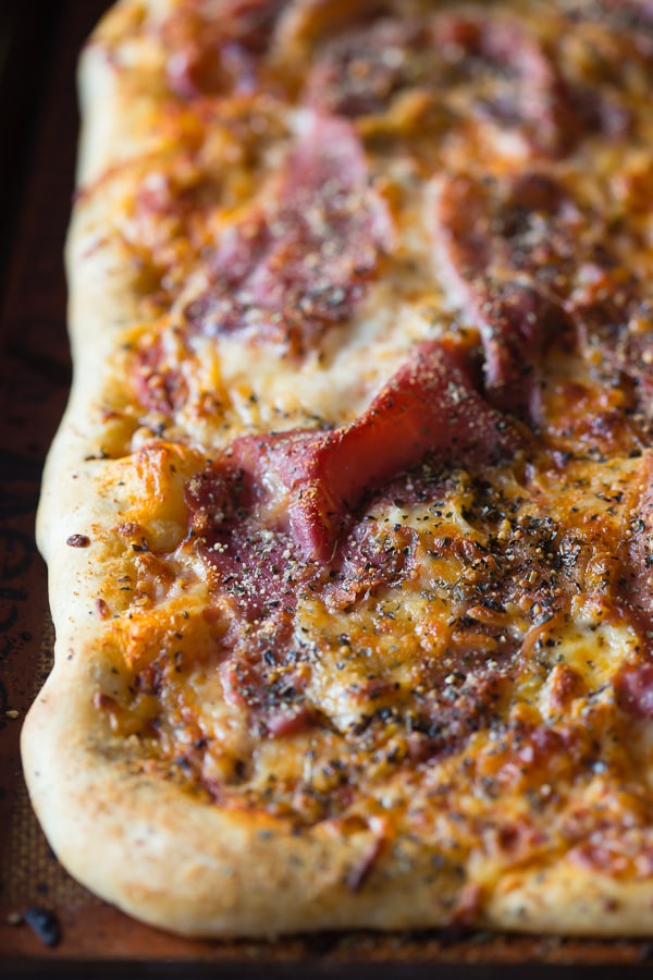 🏅 Pizza de presunto e parmesão