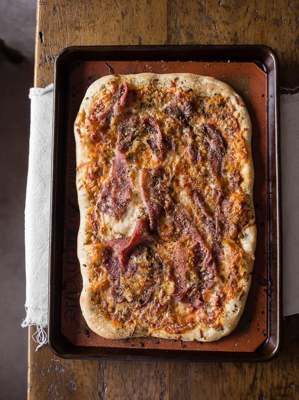 🏅 Pizza de presunto e parmesão