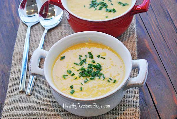 🏅 Receita saudável e cremosa de sopa de milho