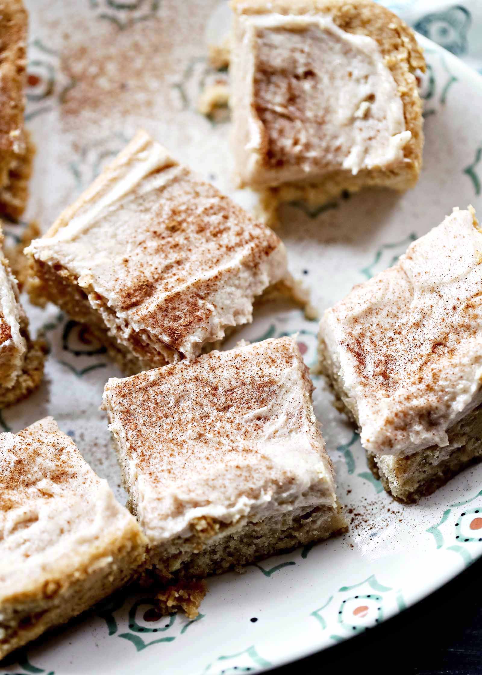 🏅 Barras de Snickerdoodle Frosted Shauna Sever