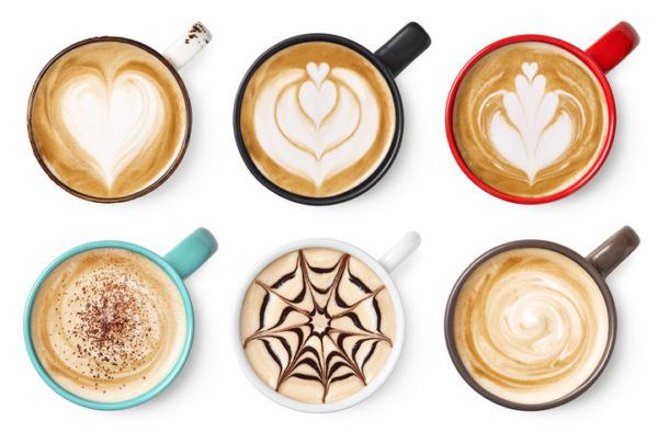 Hur man ritar kaffe med skum steg för steg